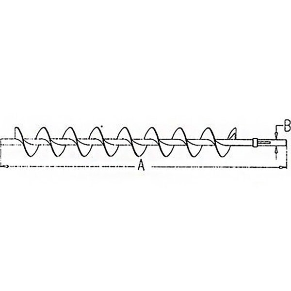 Aftermarket 1317484C2 New Lower Clean Grain Auger Made Fits Case-IH ...