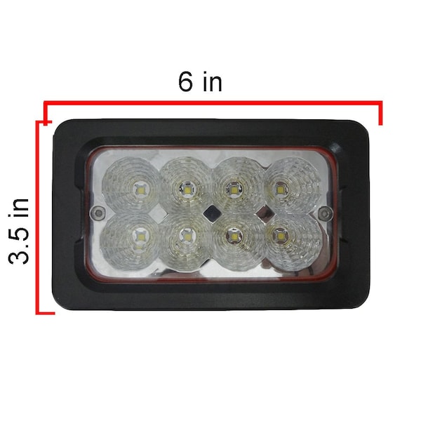 Aftermarket LED660 2600 Lumens 40w Multi Angle Adj Rectangle LED Light ...