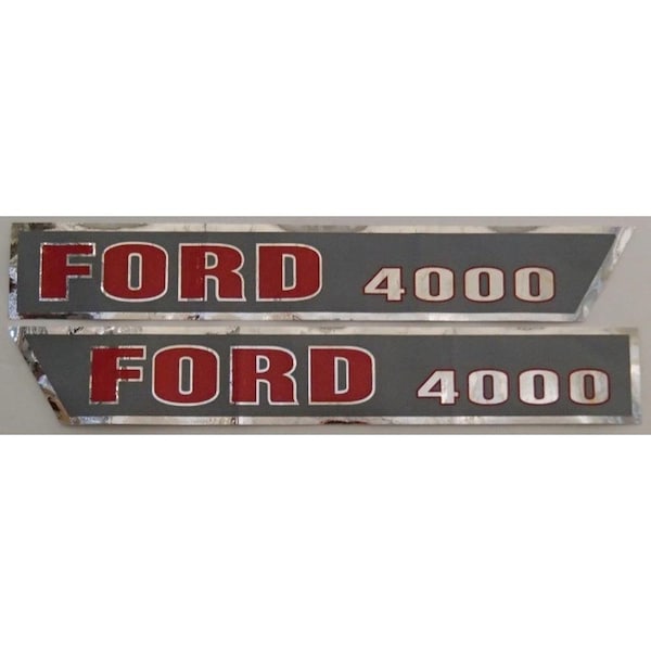 Aftermarket S.8536 Decal Kit Fits Ford 4000 1965 to Early 1968 F503HA ...