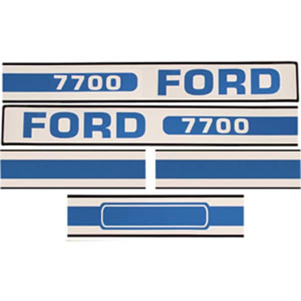 Aftermarket New Tractor Hood Decal Fits Ford New Holland Tractor 7700 D ...