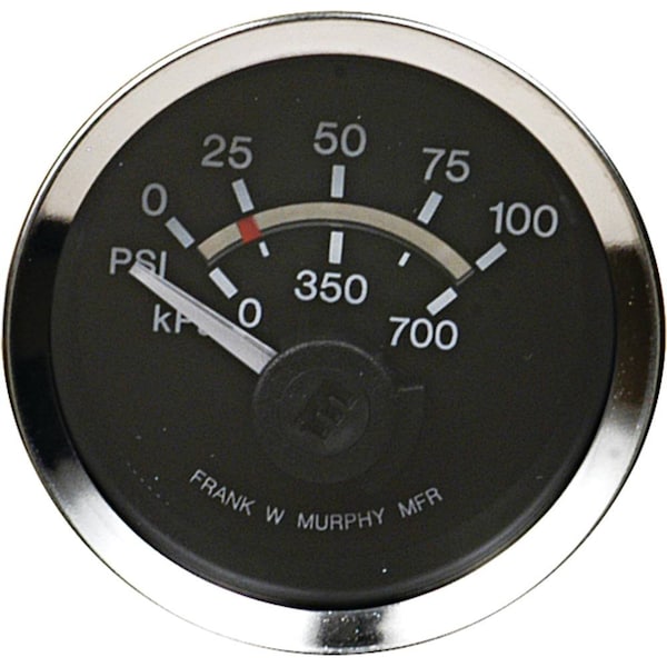 Aftermarket F.W. Murphy Oil Pressure Gauge FWM-EGS21P100-12-JN | Zoro