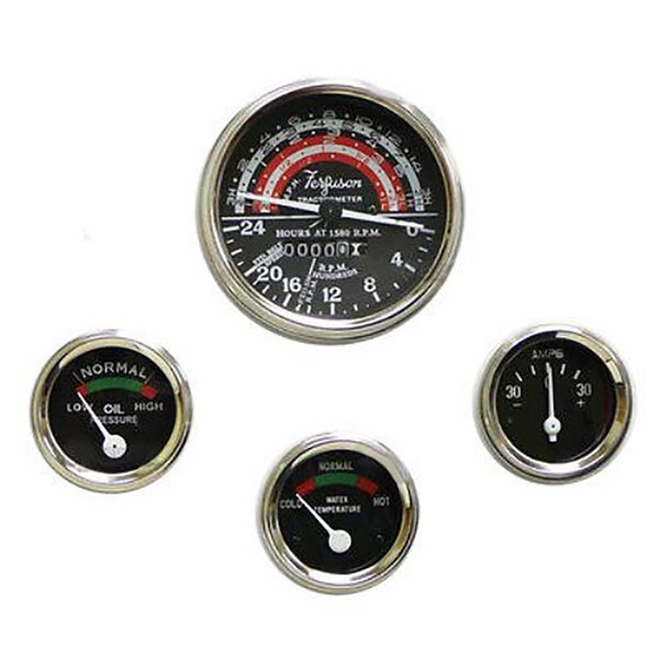 Aftermarket New Instrument & Gauge Kit with Chrome Bezels made Fits ...