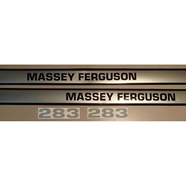Aftermarket Hood Decal Set Fits Massey Ferguson Tractor 283 M612H | Zoro