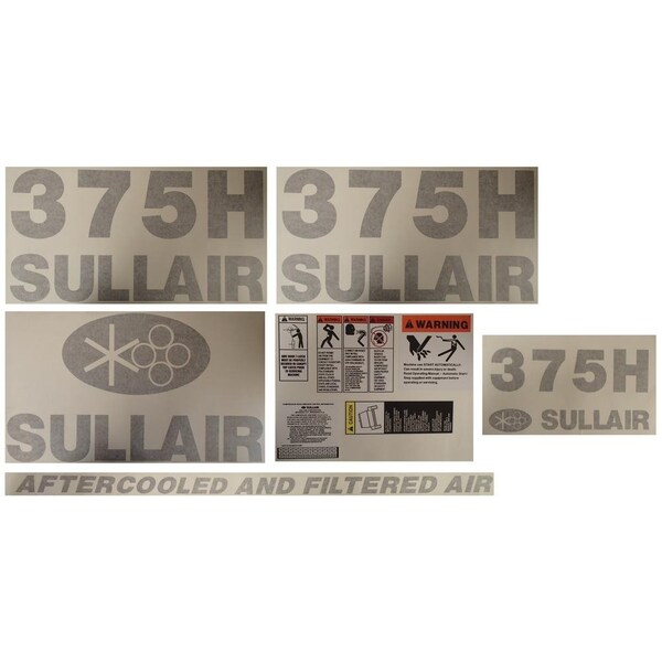 Aftermarket Air Compressor Decal Set MAE30-0200 | Zoro