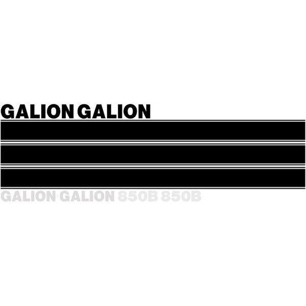 Aftermarket New Decal Set for Galion Model 850B Machines MAE30-0227 | Zoro