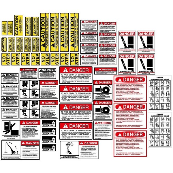 Aftermarket Safety Decal Set MAE30-0288 | Zoro