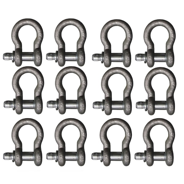 Aic Replacement Parts Dozen 12 3/4 Shackles For Hauling Attaching Tie ...