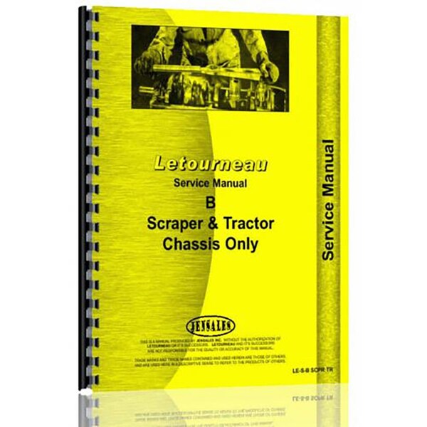 Aftermarket New Service Manual for Le Tourneau Model B Tractor and ...