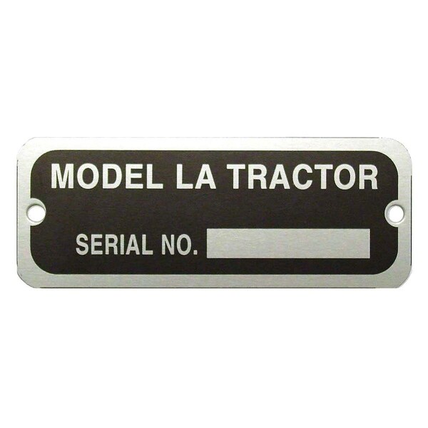 Aftermarket Serial Number Tag with Rivets Replaces Tags Fits John Deere ...