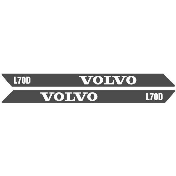 Aftermarket Decal Set for Volvo Wheel Loader L70D VOLL70DDECALSET | Zoro