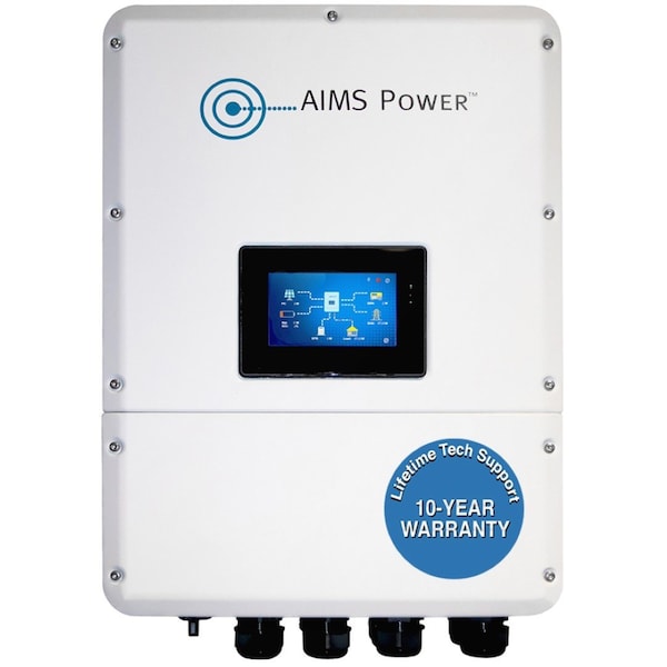 Aims Power Hybrid Inverter Charger 6.6 Kw Inverter Output 15Kw Solar ...