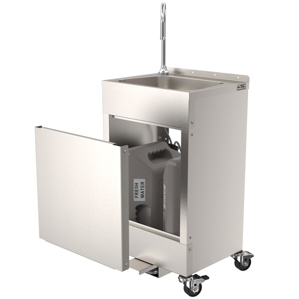 Acorn Controls ECO-Jr Portable Hand-Wash Station, 31" Rim Height, Foot ...