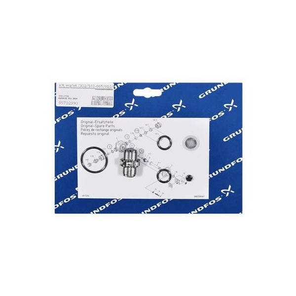 Grundfos Pump Repair Parts- Kit, maint.ClO2/162-005/010/FKM/sol.valv ...