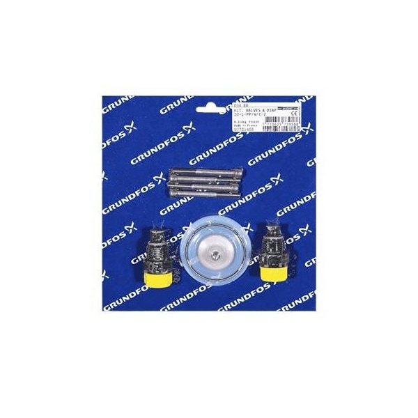 Grundfos Kit, Valve / Diaphragm SD-L-PP/V/C-2 Dosing Pump Kits ...