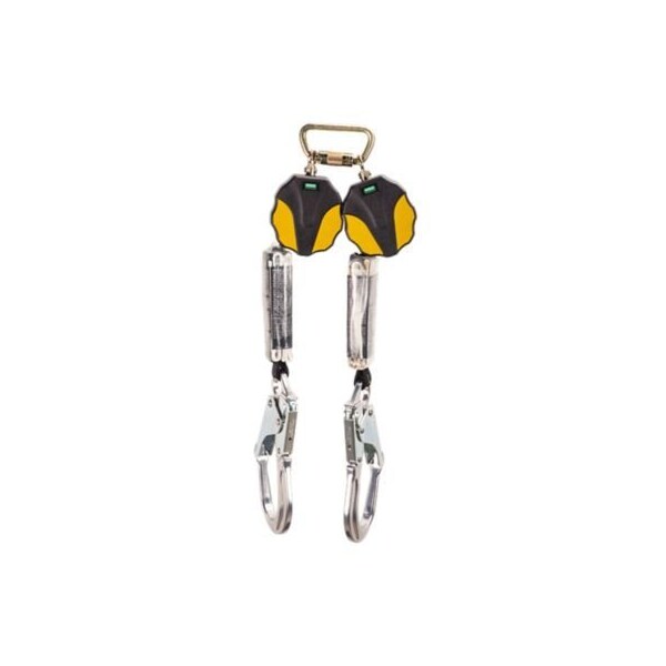Msa Safety Workman Mini Pfl, 6', Twin-Leg, Al36Cl Rebar Aluminum ...