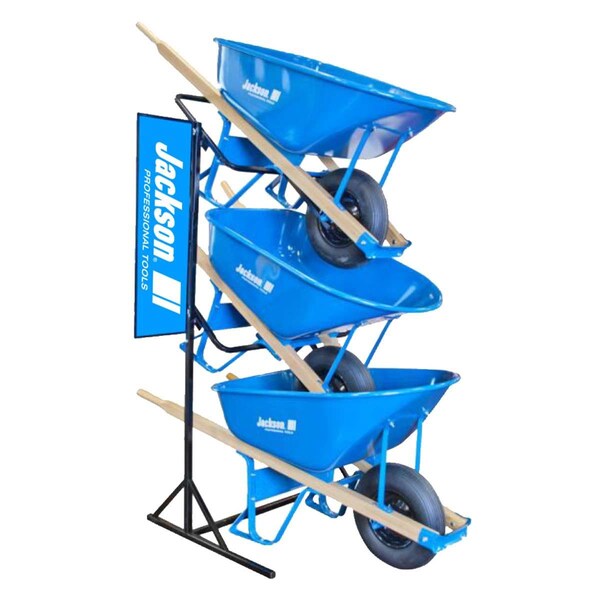Ames Wheelbarrow, Steel, Tt, 6 Cu, 25/Plt JACWHLSIGN | Zoro