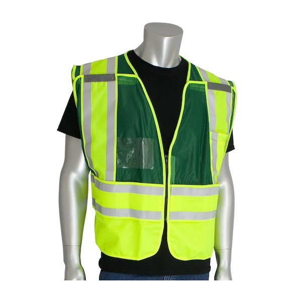 Pip ANSI Type P Class 2 Incident Command Safety Vest 302-PSV-GRN-2X/5X ...