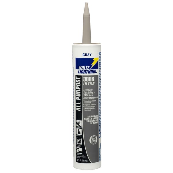 Krylon White Lightning All-Purpose 3006 Ultra Gray Elastomeric Sealant ...