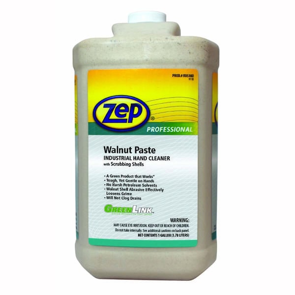 Zep Walnut-Paste-Industrial-Hand-Cleaner-With-Scrubbing-Shells 1046476 ...
