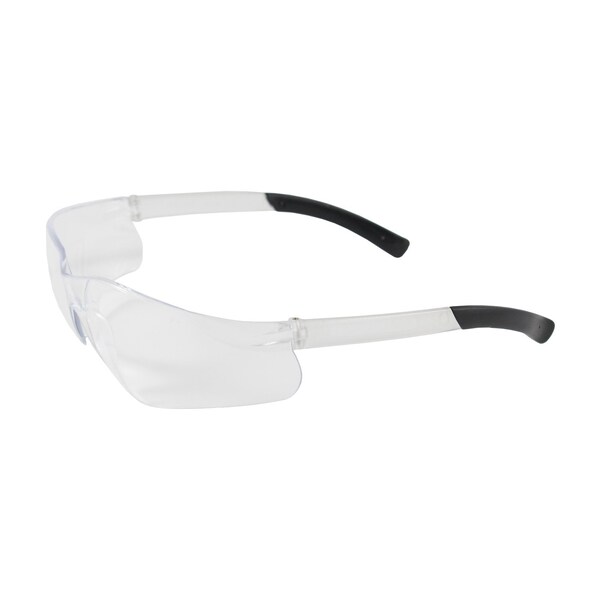 Pip Rimless Safety Glasses with Clear Temple, Clear Lens and Anti ...