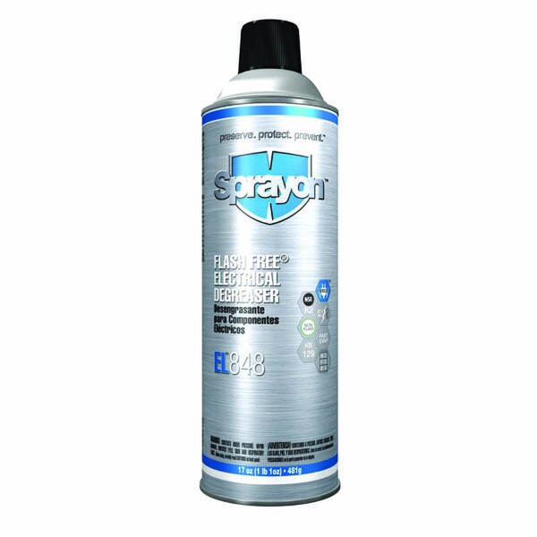 Krylon Sprayon Electrical Degreaser - Flash Free - Aerosol SC0848000 | Zoro