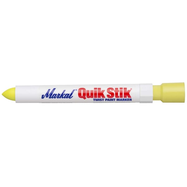 La-Co Quik Stik Solid Paint Crayon, Fluorescent Yellow 61041 | Zoro