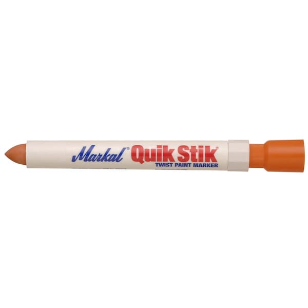 La-Co Quik Stik Solid Paint Crayon, Orange 61071 | Zoro
