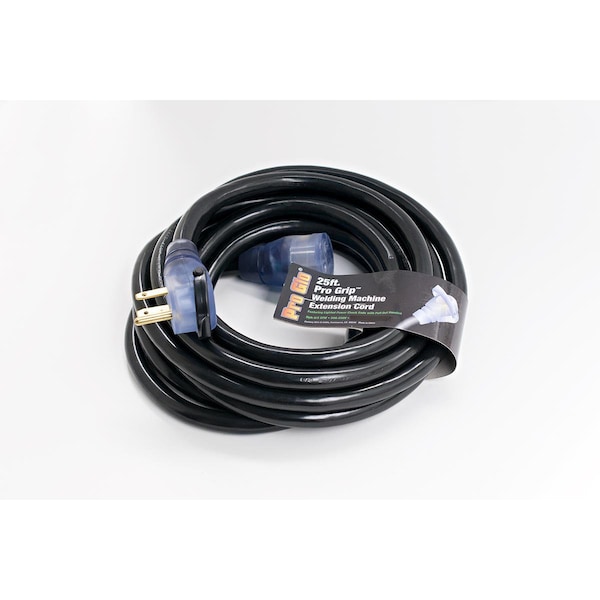 Kalas Wire 25' Black 8/3 Hd Welding Extension Cord, Lighted Ends, Stw 8 ...