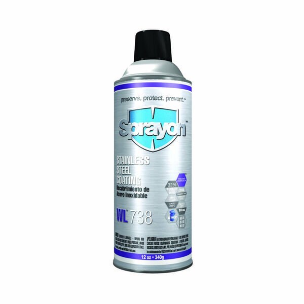 Krylon Sprayon Stainless Steel Coating - Aerosol SC0738000 | Zoro