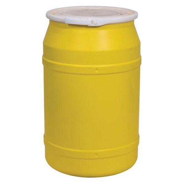 Eagle Mfg 55 Gallon, Plastic Lever-Lock, Lab Pack Open Head Plastic ...
