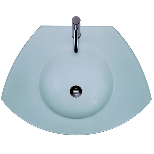 Whitehaus New Generation Ecoloom Trapezoidal Glass Counter Top W ...