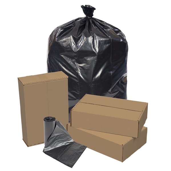 All-Pro Industrial Repro Liner, 55 Gal, 1.5 Mil, Black, 100 PK ...