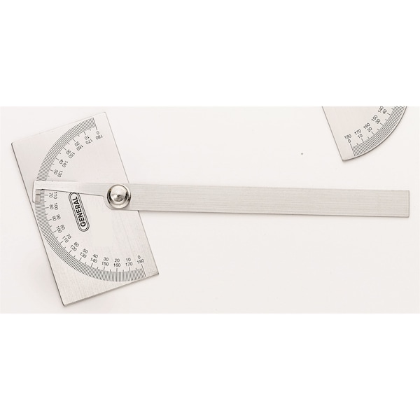 General Tools Protractor, Square Head, General'S Heavy Duty 17 | Zoro