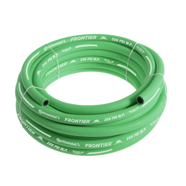 Continental 1/2" x 100' Green EPDM Rubber Air Hose, 300 PSI, Bulk Hose ...