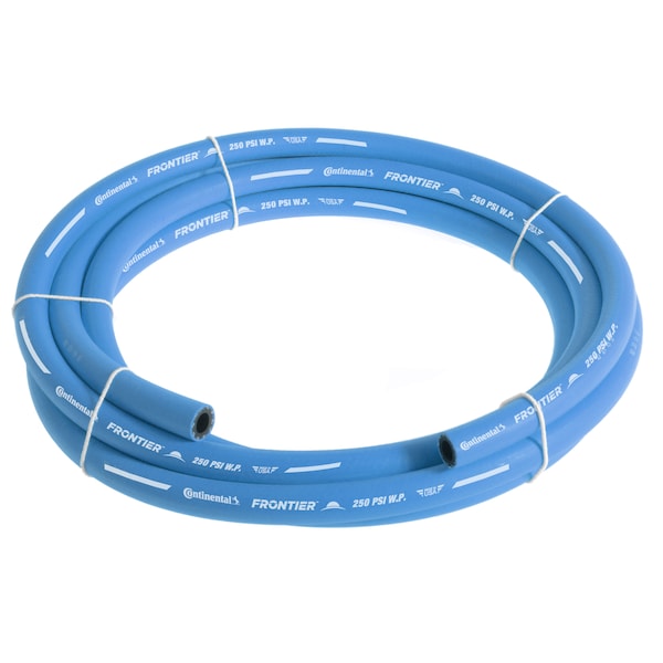 Continental 3/4" x 25' Blue EPDM Rubber Air Hose, 300 PSI, Bulk Hose ...