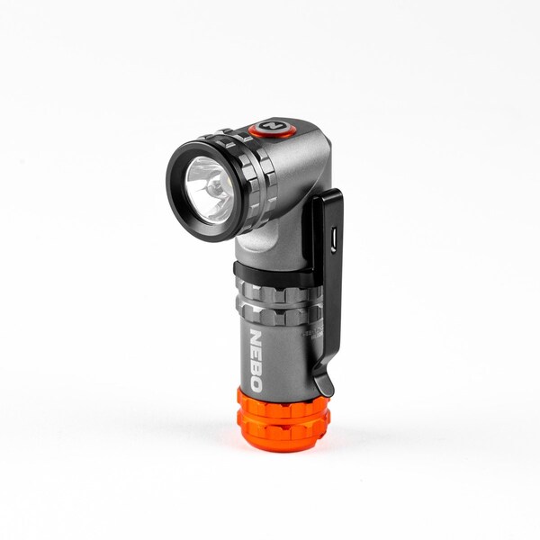 Nebo Compact 600 Lumen Rechargeable EDC Flashlight with a 90 degree ...