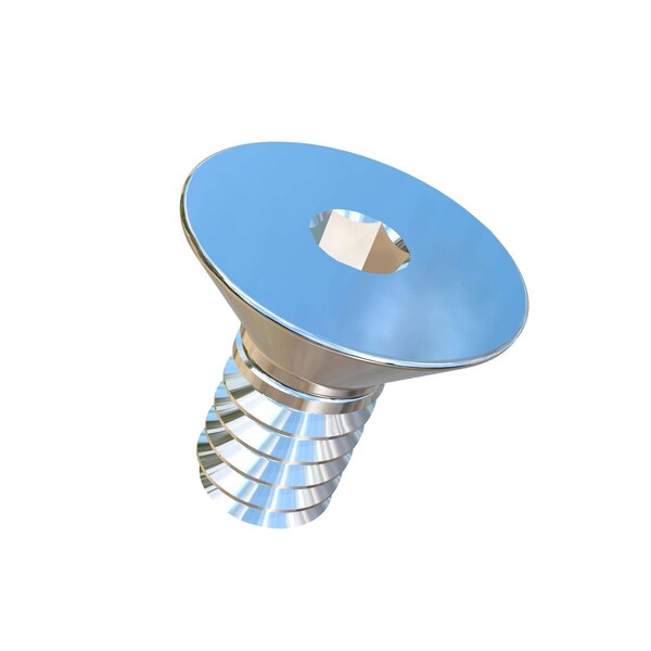 Allied Titanium #4-40 Socket Head Cap Screw, Socket, Plain Titanium, 1/ ...