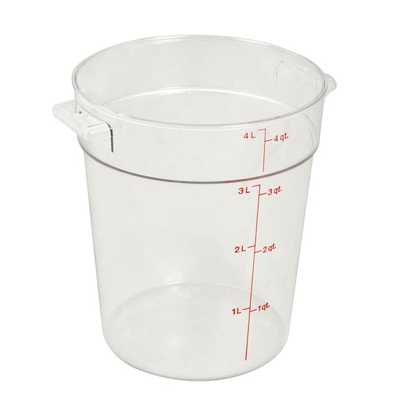 Cambro Container Clear Rd 4Qt For - Part# Rfscw4135 RFSCW4135 | Zoro