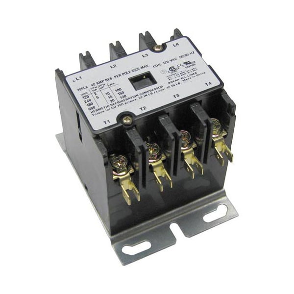 Ge Contactor 4P 30/40A 120V XNC6X126 | Zoro