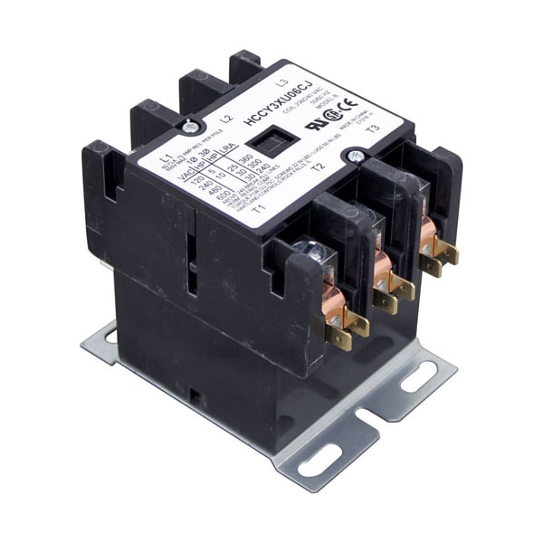 Hubbell Contactor 3P 60/75A 208/240V C25FNF360B | Zoro