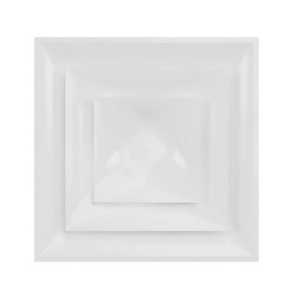 Allpoints 12In Fire Rated Diffuser White 3 Cone 8018486 | Zoro