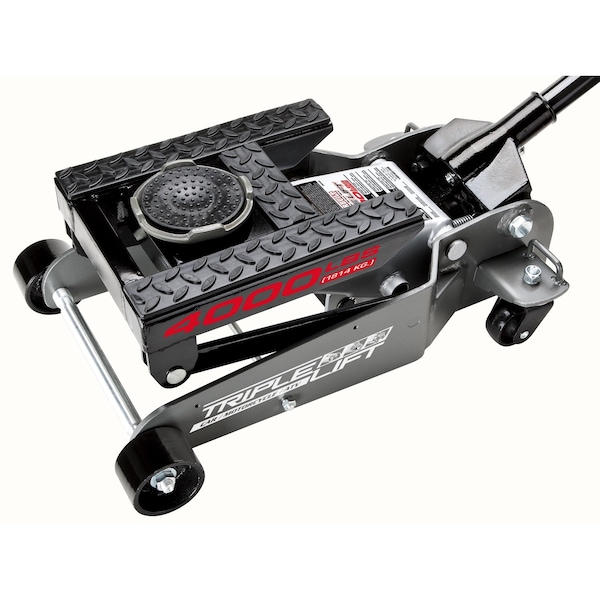 Powerbuilt 4000Lb Triple Lift Garage Jack 620422 | Zoro