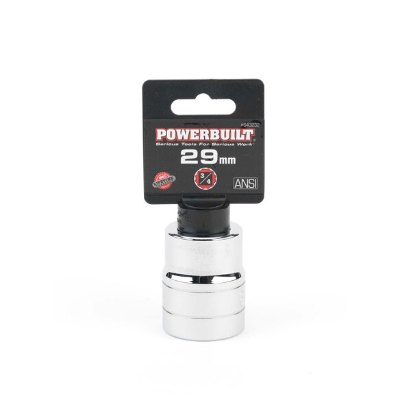 Powerbuilt 3/4" Drive 29Mm 12Pt Socket 643232 | Zoro