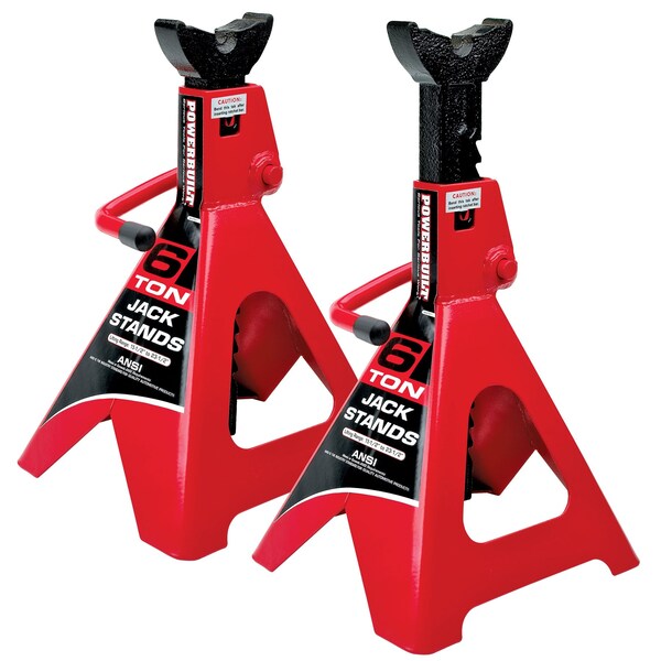 Powerbuilt 6Ton Jack Stand (Rachet Type) 647511 | Zoro