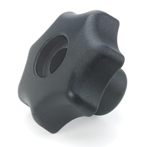 Morton Black Plastic Hand Knob with 5/16"-18 Tapped Through Hole 7140AD ...