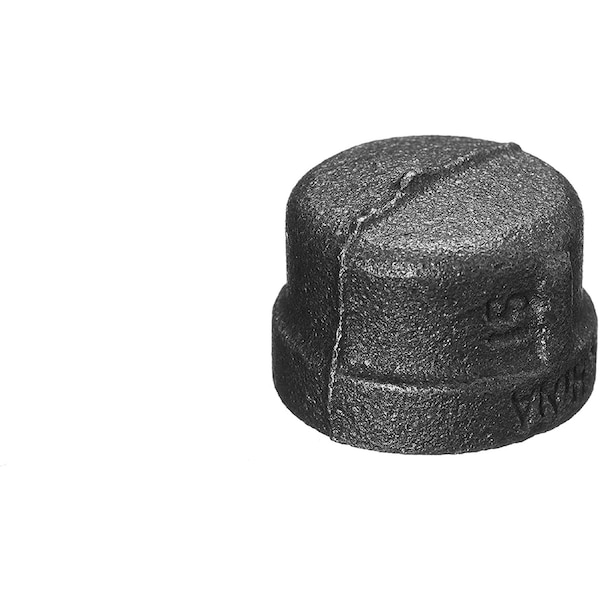 Ironwerks Designs 1/2" Iron Pipe Cap, 10PK IW-CAP-1/2-10 | Zoro