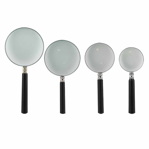Big Horn 4pc High Power Magnifying Glass Set (3.5X, 2.5X, 2.25X) 19258 ...
