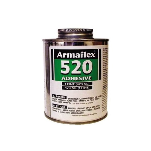 520 Adhesive 1 Pint Brush-Top No 24/Ctn Pk AAD520004 | Zoro