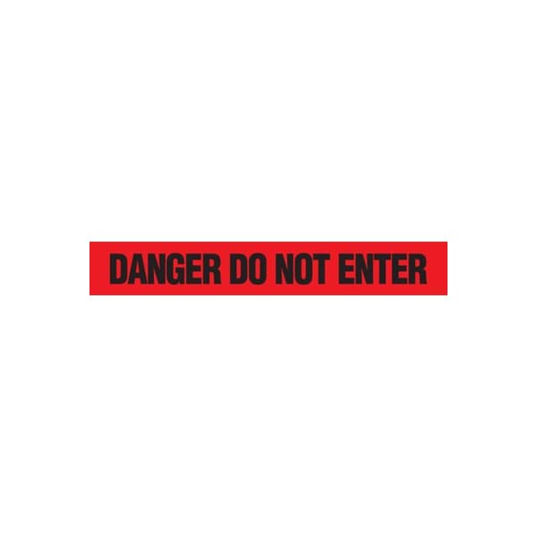 Harris Industries RED DANGER DO NOT ENTER BARRIER TAPE 3" X 1000FT, 1 ...