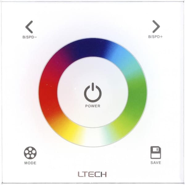 Elco Lighting Touch Wall Panel RGB Controller ECN12 | Zoro
